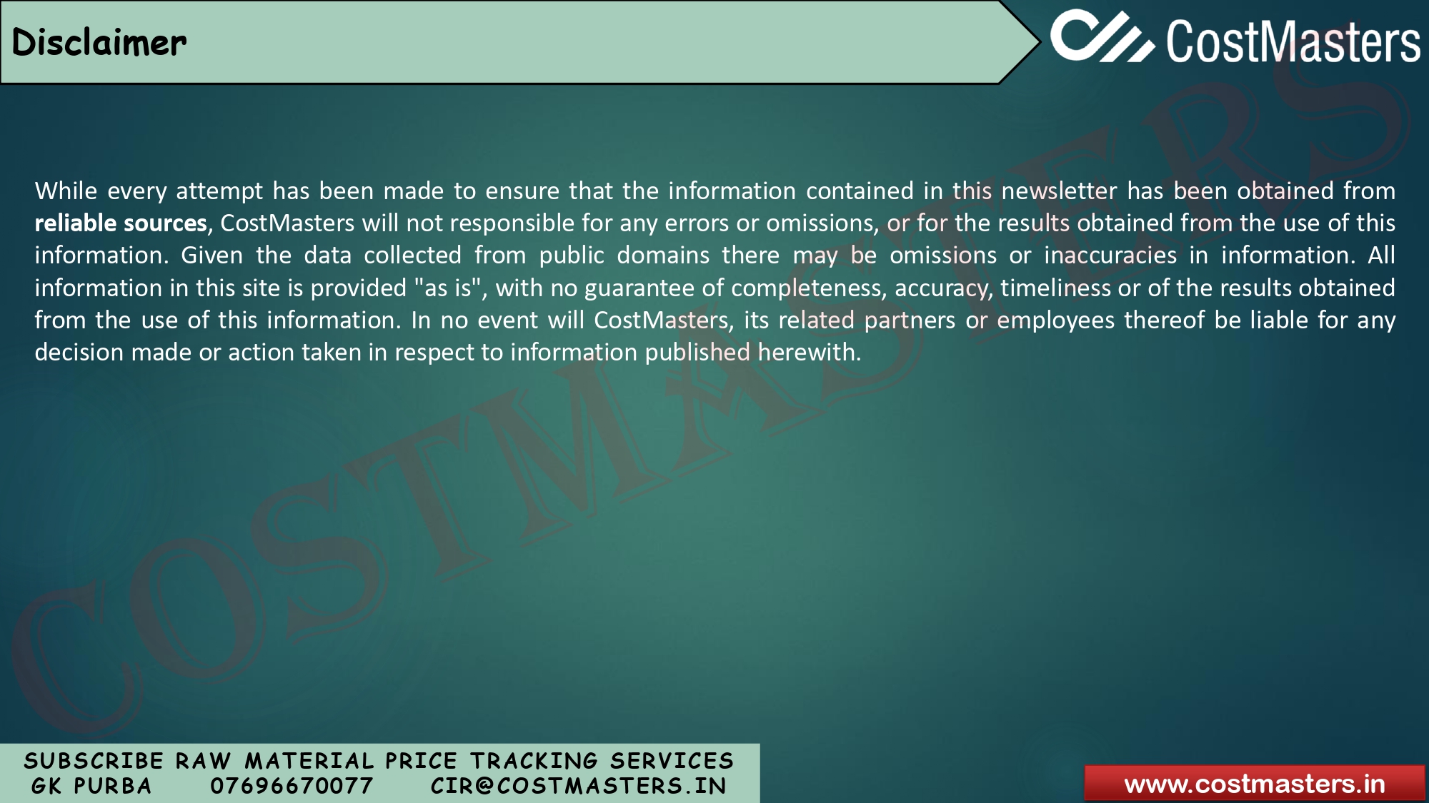 Cost Breakdown of Steel Pricing — CostMasters