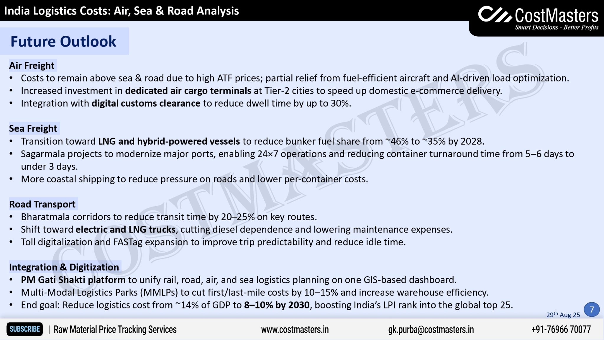 Decoding India’s Logistics Costs: Air, Sea & Road Transport Compared ...